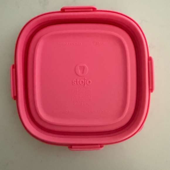 Stojo | Kitchen | Stojo Pink Collapsible Food Storage Container | Poshmark